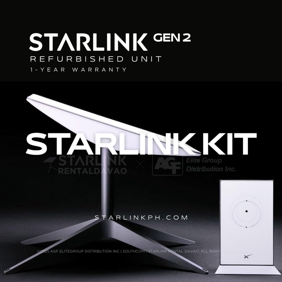 STARLINK GEN-2 KIT (Refurbished) - 1 Year Warranty – Starlink PH